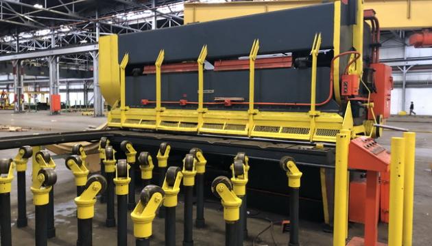 12 x 3/4″ Cleveland Steelweld Mechanical Shear with Entry Conveyor and ...