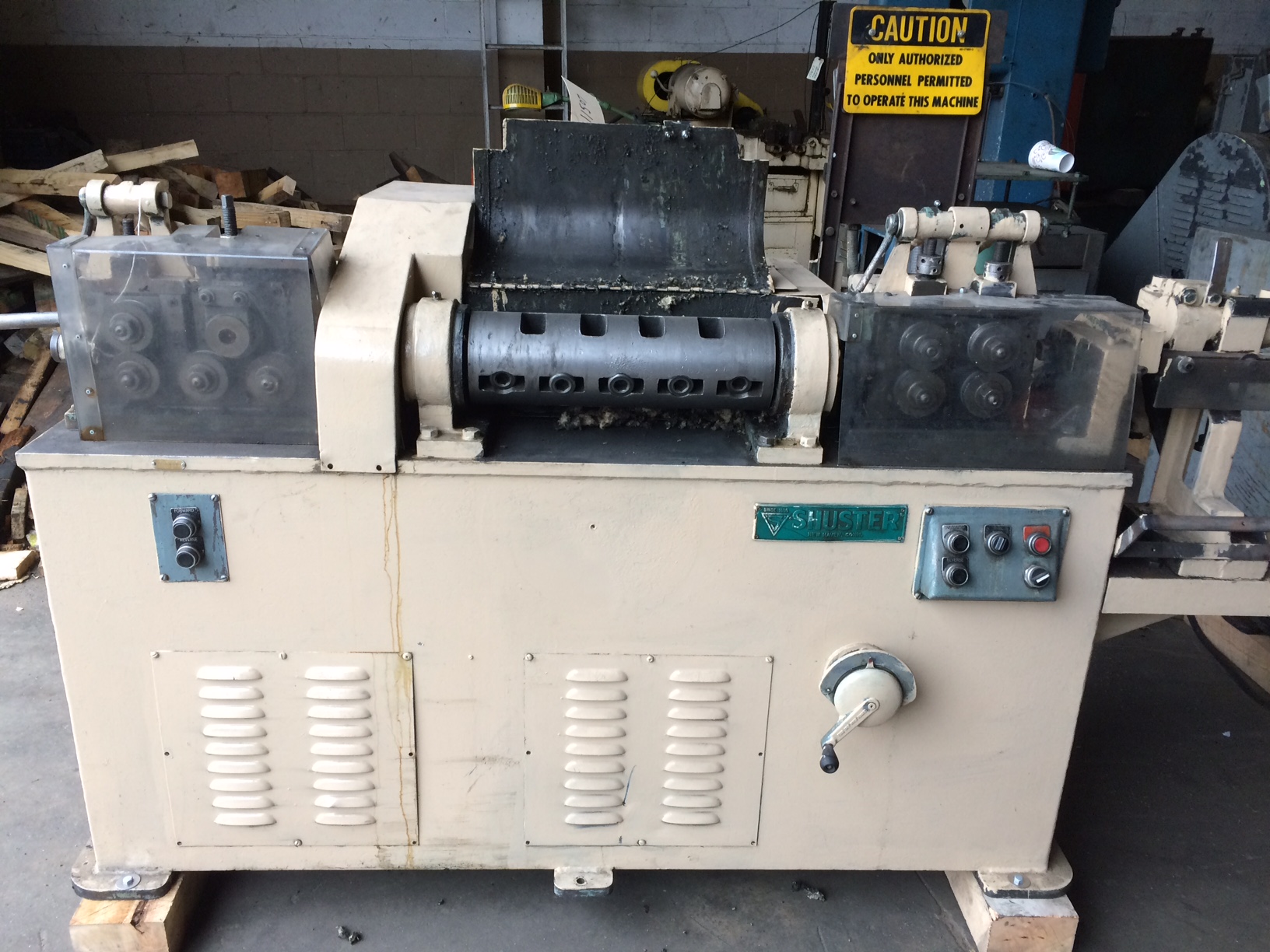 3/8″ Shuster 2ABV Straighten and Cut Machine | Hariton Machinery ...