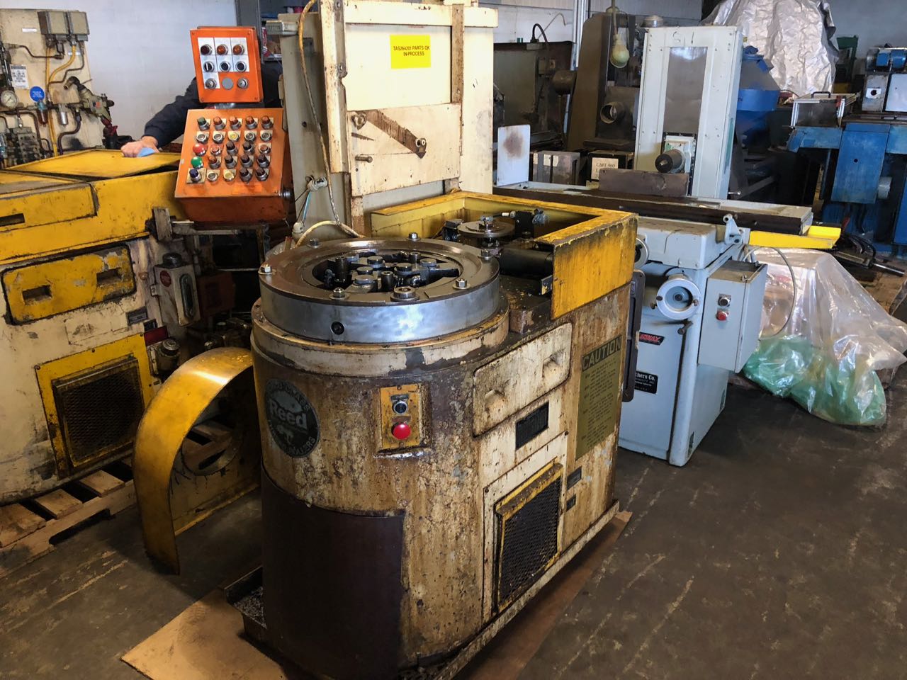 One Used Reed Model A22B Three Die Cylindrical Die Thread Roller ...