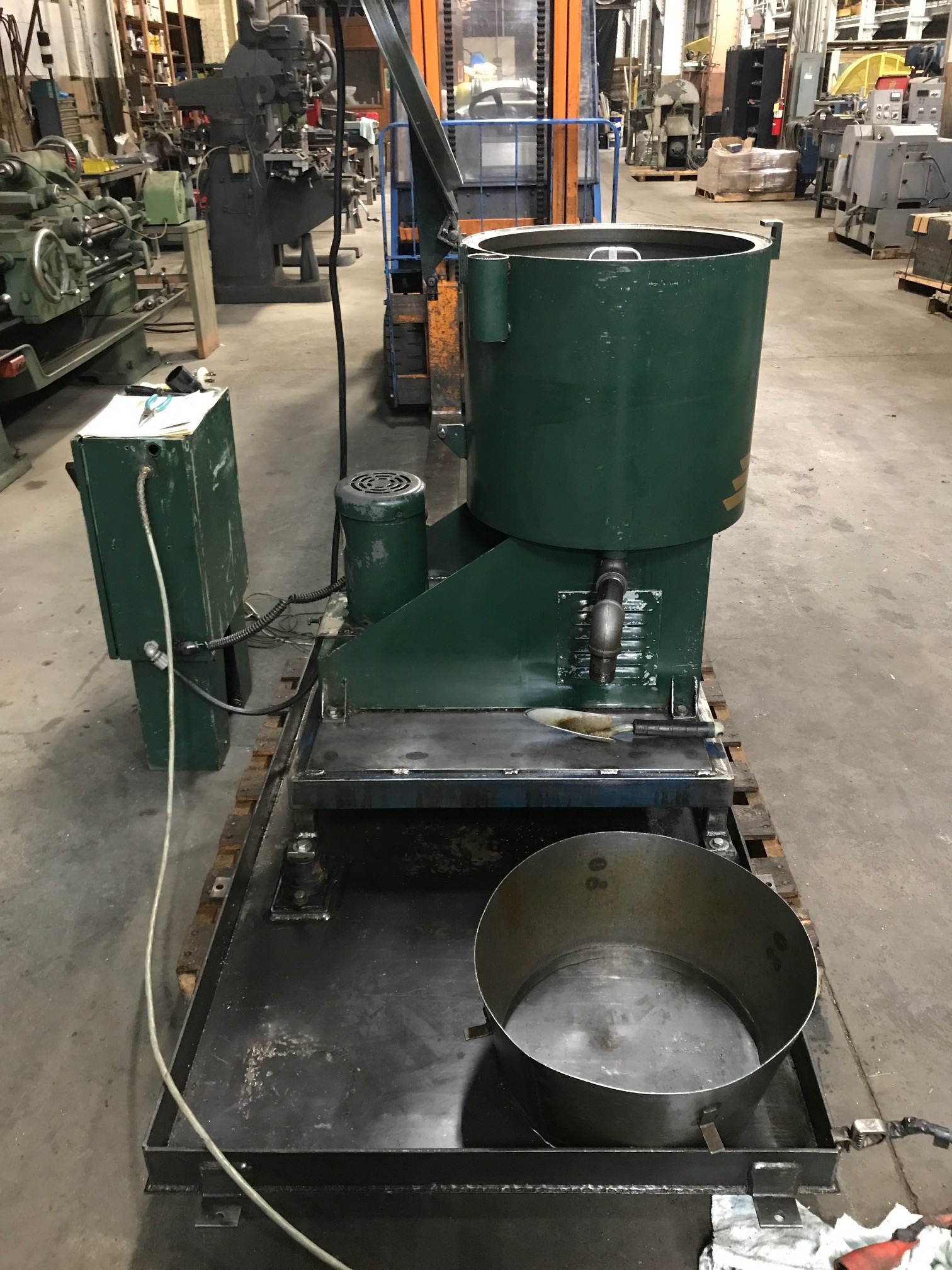 One Used Barrett Model 301E Chip Spinner | Hariton Machinery Company, Inc.