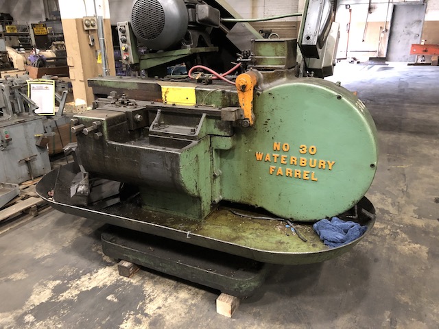 1/2″ Waterbury Farrel Model #30 Horizontal Heavy Frame Hand Feed Thread ...
