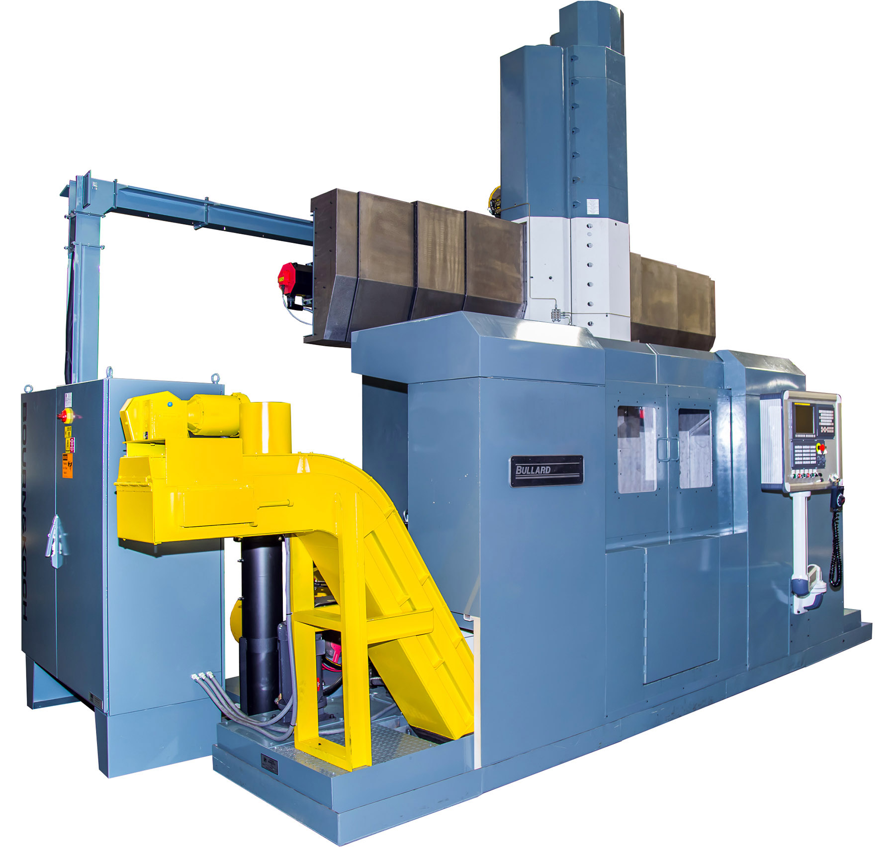 USED, 56″ BULLARD DYN-AU-TAPE CNC VERTICAL BORING MILL | Harris Machine ...