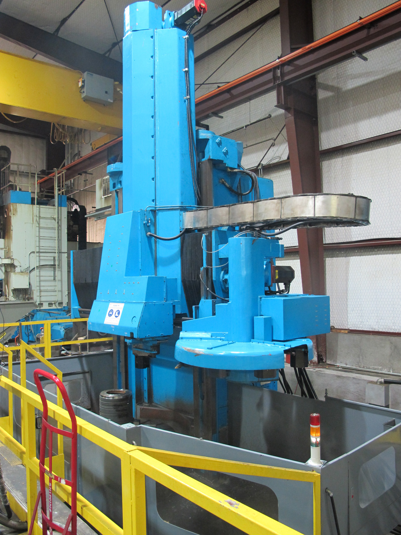 USED, 56″ BULLARD DYN-AU-TAPE CNC VERTICAL BORING MILL | Harris Machine ...