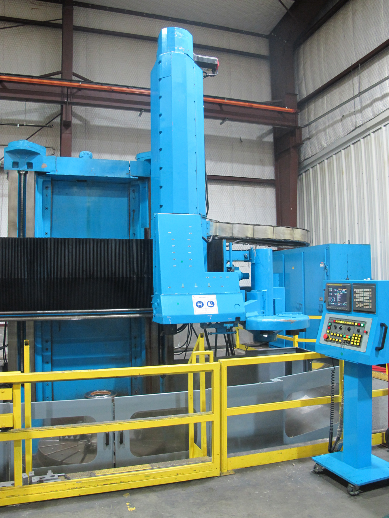 USED, 56″ BULLARD DYN-AU-TAPE CNC VERTICAL BORING MILL | Harris Machine ...
