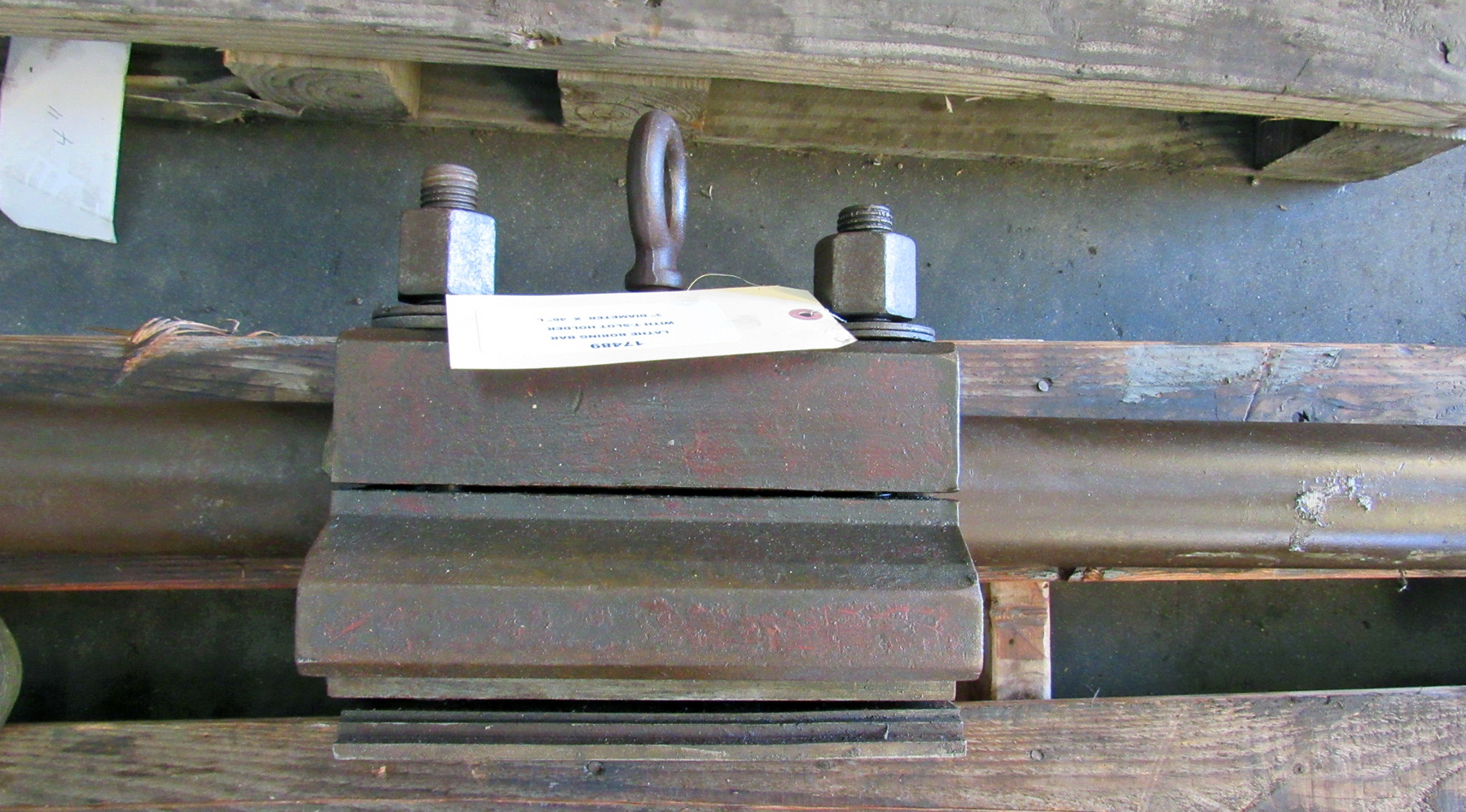 USED, 3″ X 46″ LATHE BORING BAR WITH T-SLOT HOLDER | Harris Machine Tools