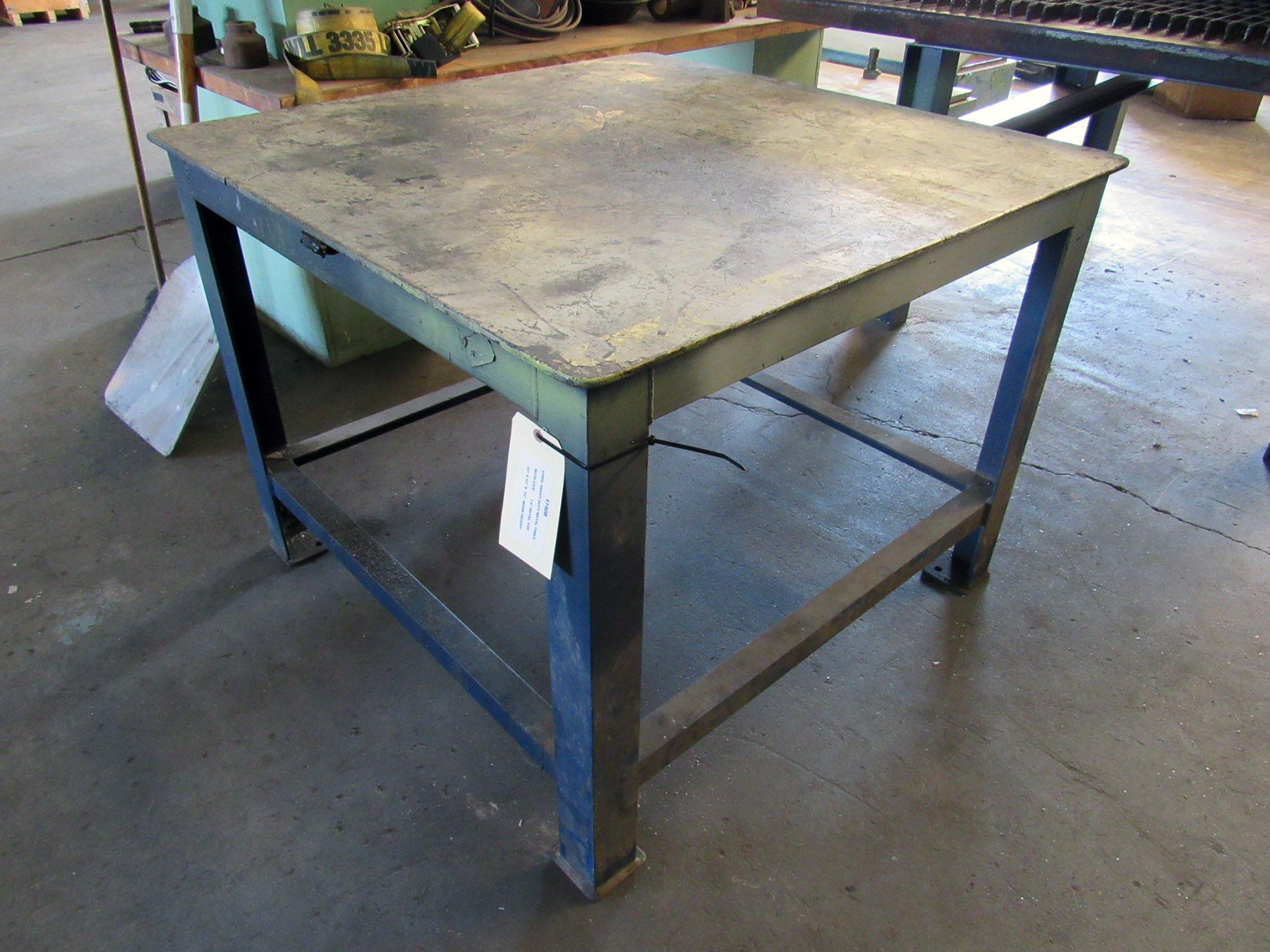 USED, 42″ X 42″ HEAVY DUTY METAL TABLE | Harris Machine Tools