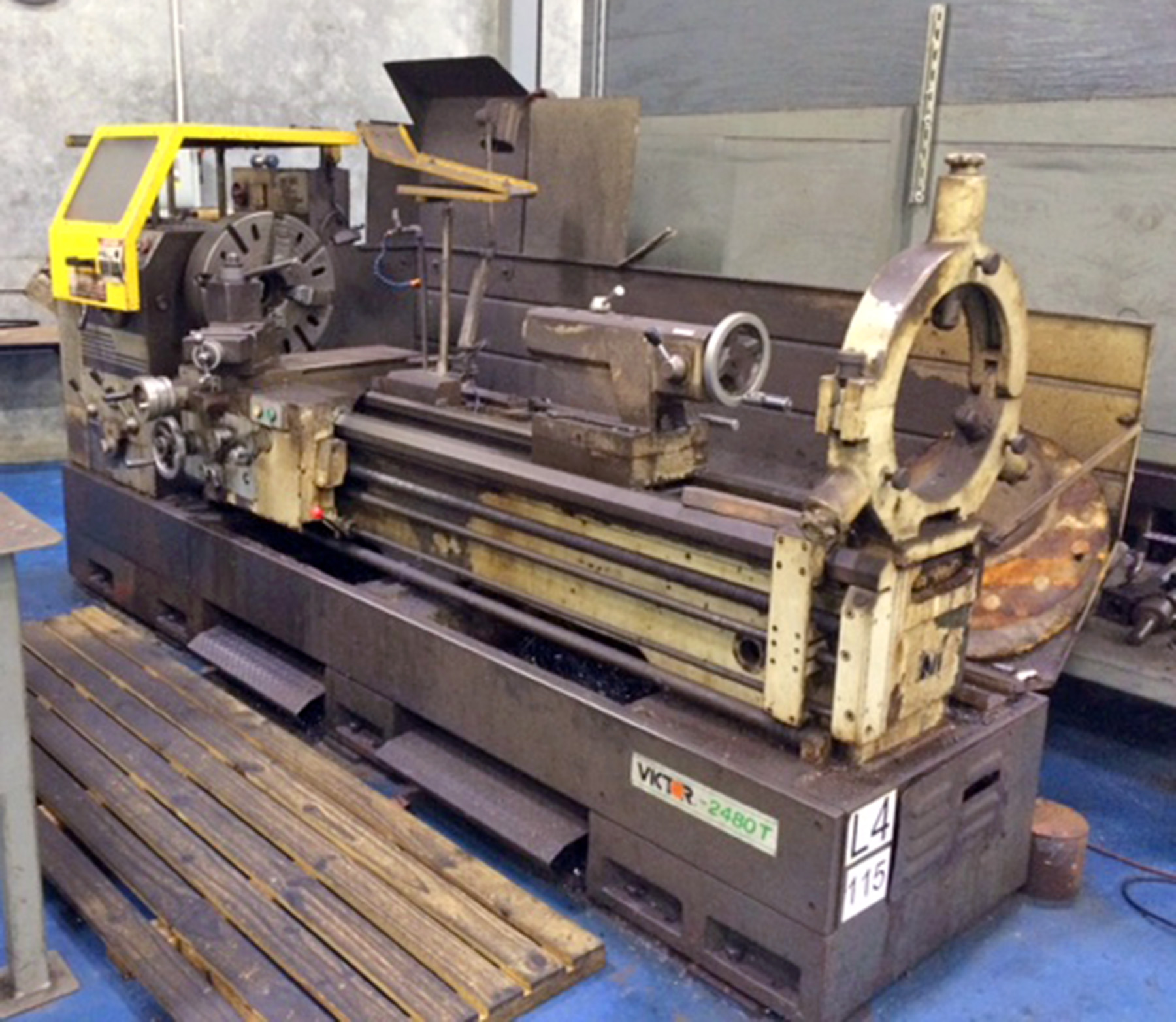 USED, 24″ X 80″ VICTOR MODEL 2480T ENGINE LATHE | Harris Machine Tools