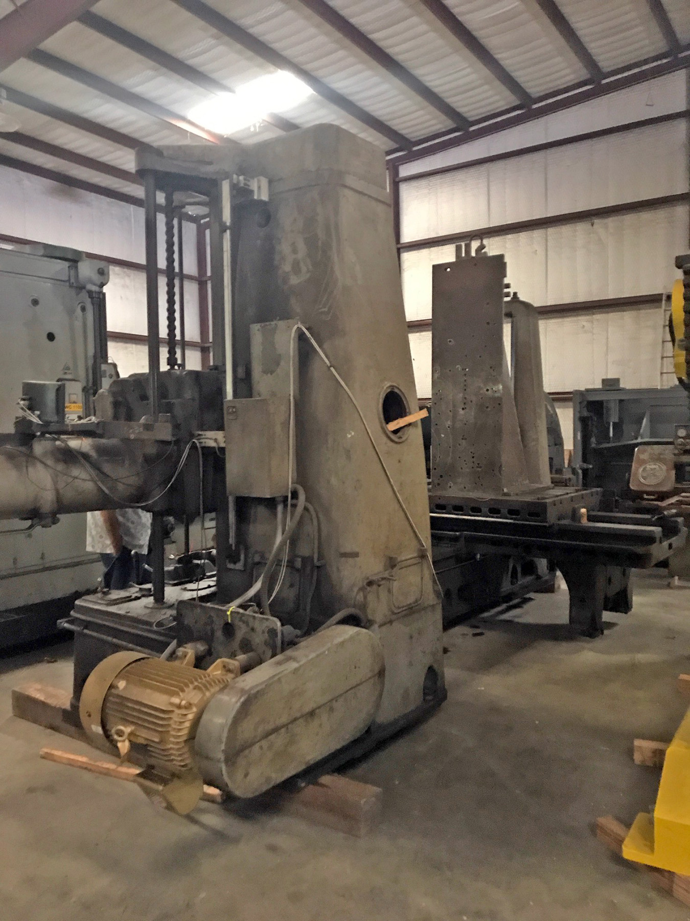 USED, 5″ GIDDINGS & LEWIS MODEL 350T TABLE TYPE HORIZONTAL BORING MILL ...