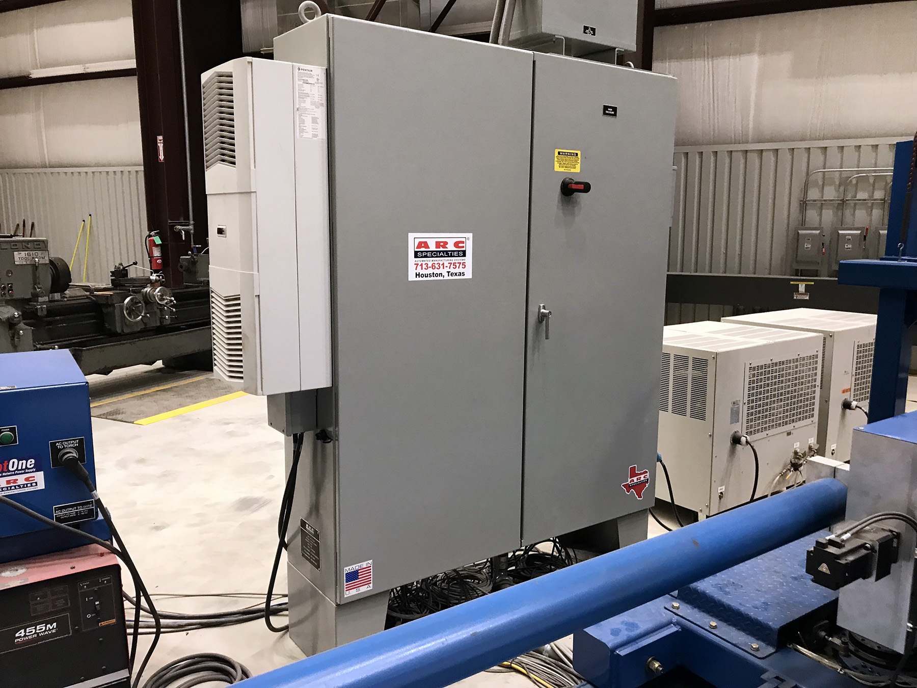 USED, ARC SPECIALTIES 10′ ID PIPE CLADDING SYSTEM | Harris Machine Tools