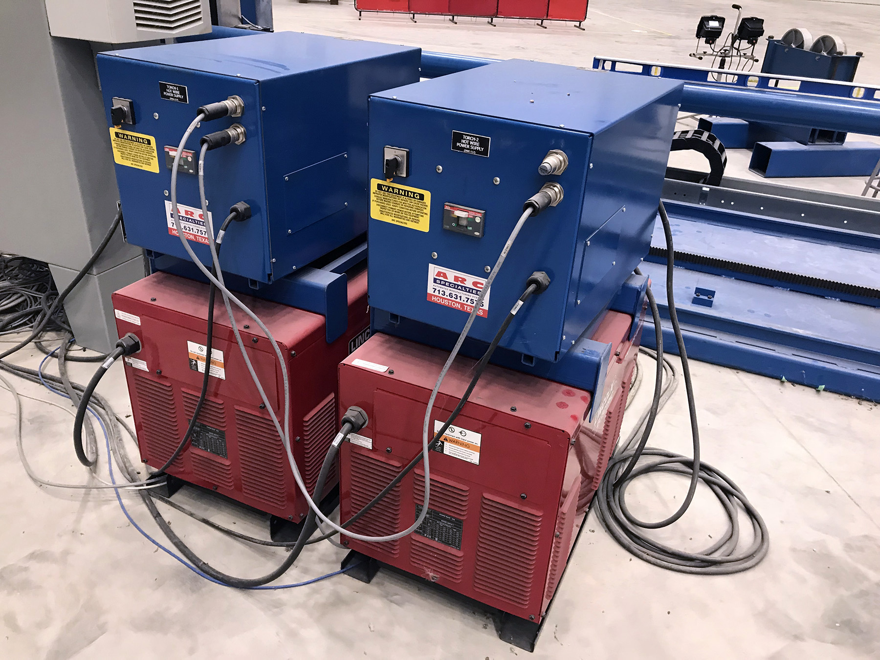 USED, ARC SPECIALTIES 10′ ID PIPE CLADDING SYSTEM | Harris Machine Tools