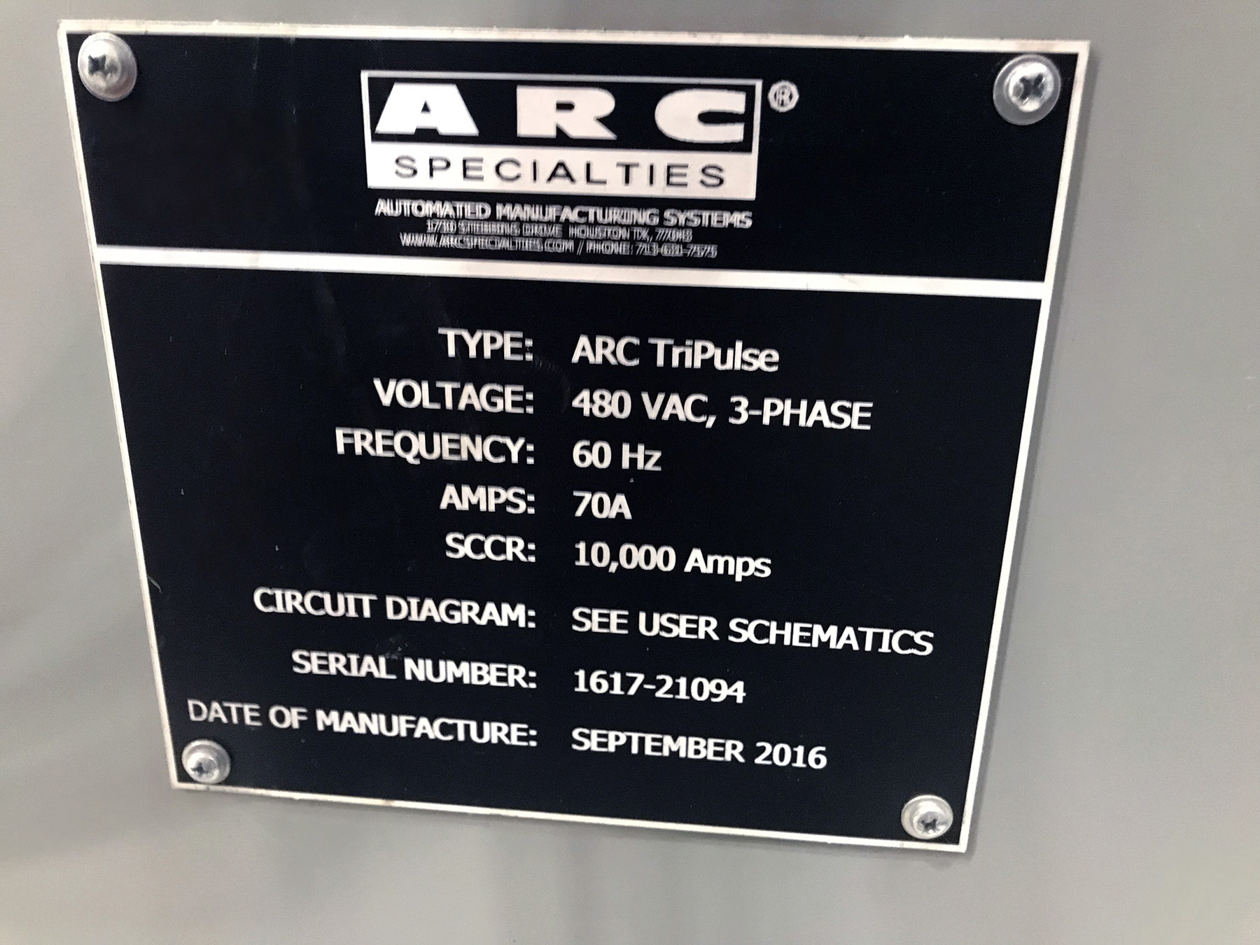 USED, ARC SPECIALTIES 10′ ID PIPE CLADDING SYSTEM | Harris Machine Tools