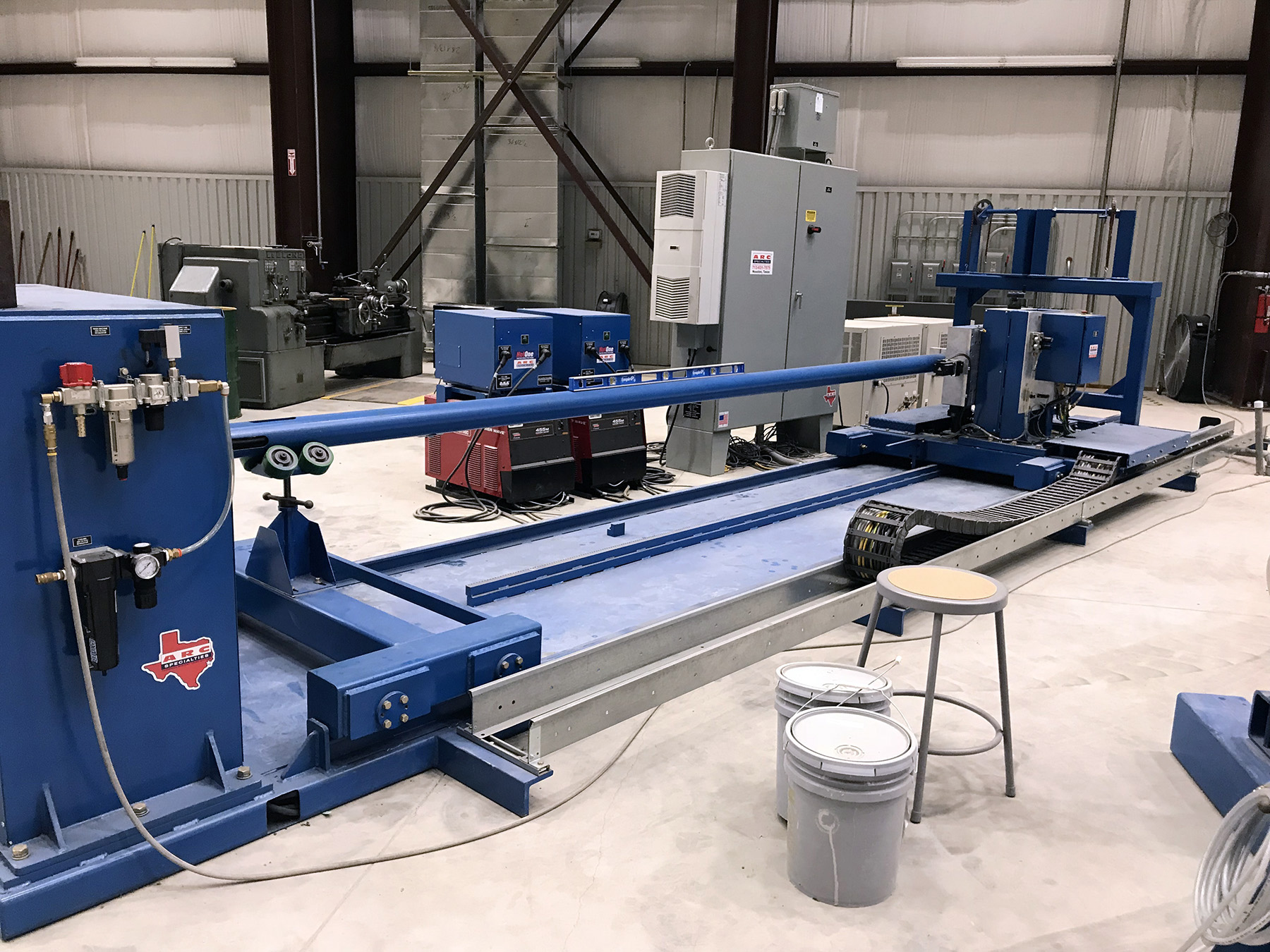 USED, ARC SPECIALTIES 10′ ID PIPE CLADDING SYSTEM | Harris Machine Tools