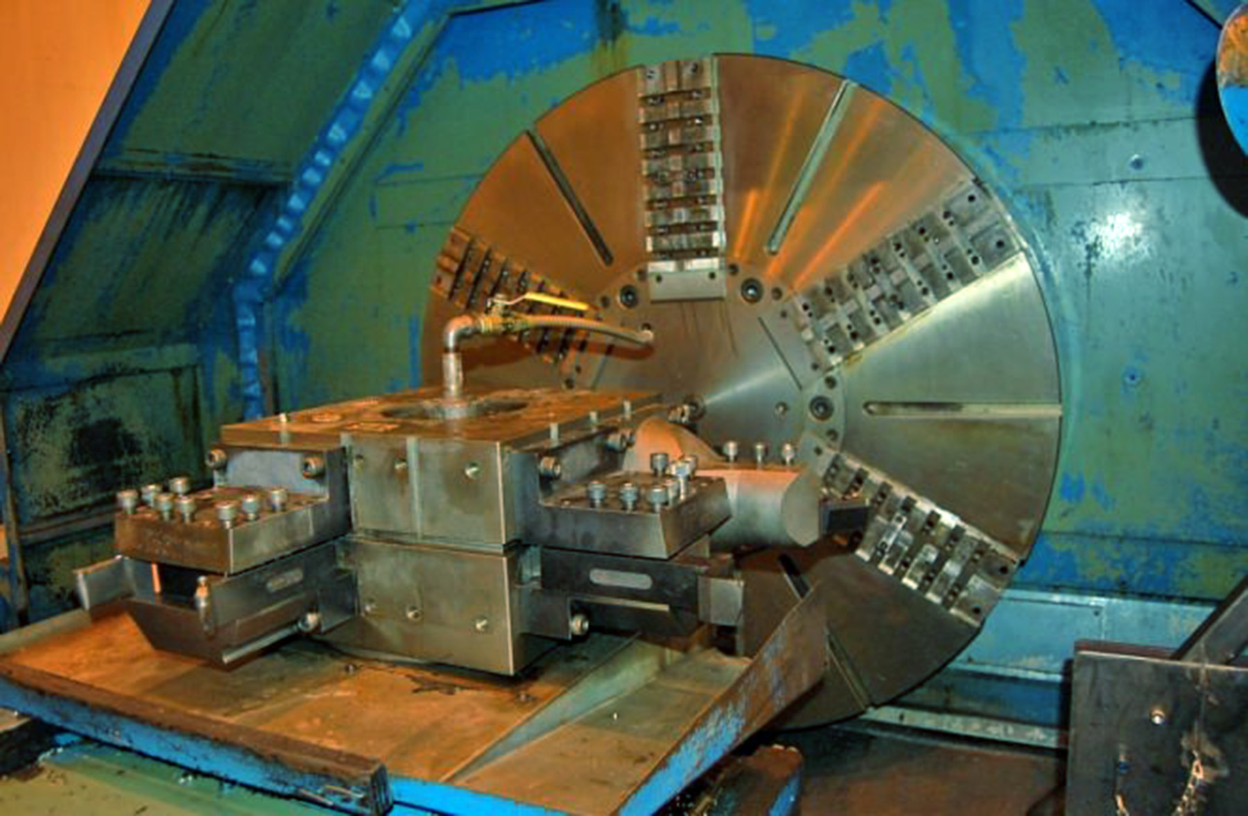 USED, 60″ OKUMA CNC T-LATHE WITH 13″ SPINDLE BORE | Harris Machine Tools