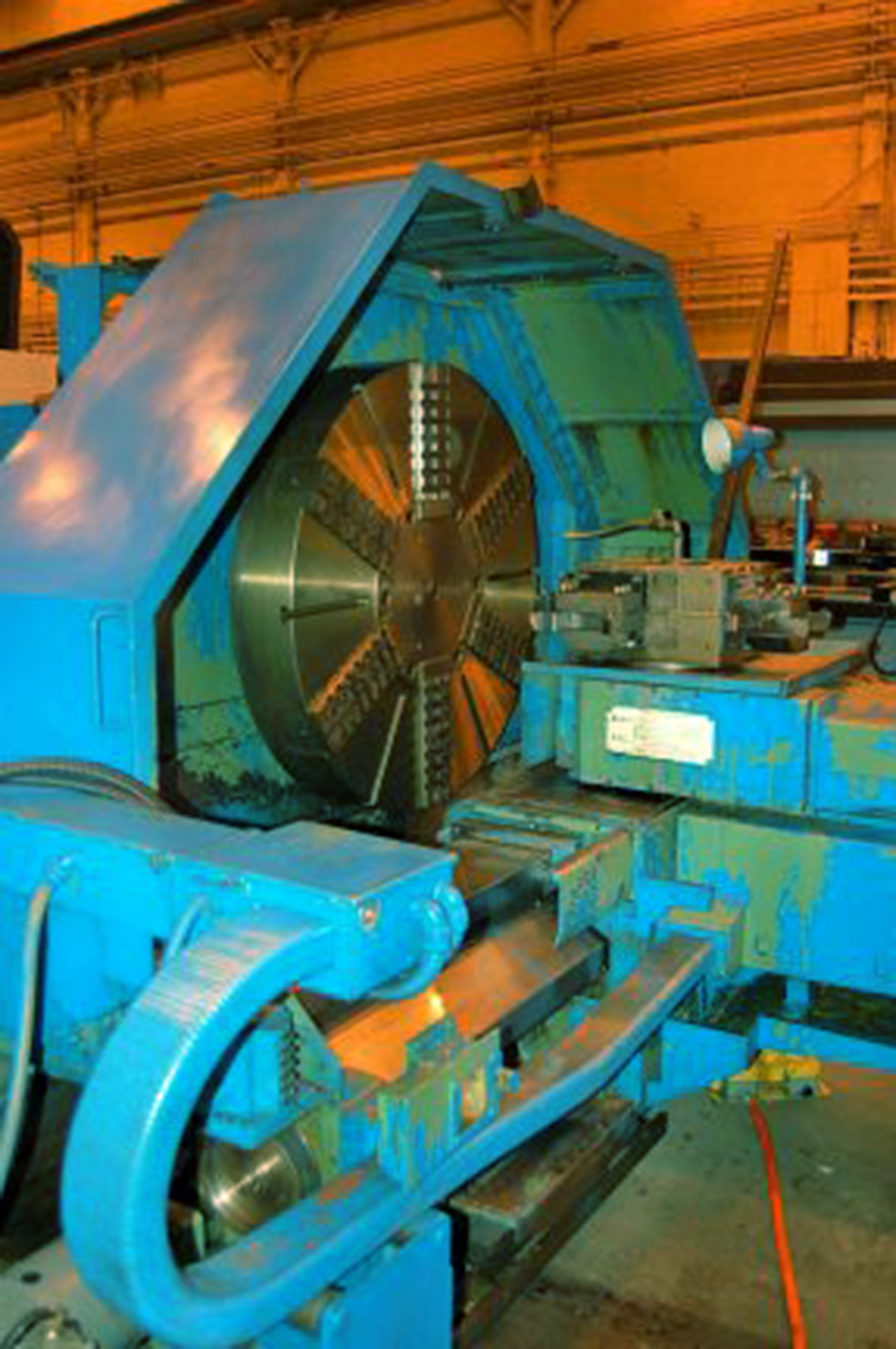 USED, 60″ OKUMA CNC T-LATHE WITH 13″ SPINDLE BORE | Harris Machine Tools