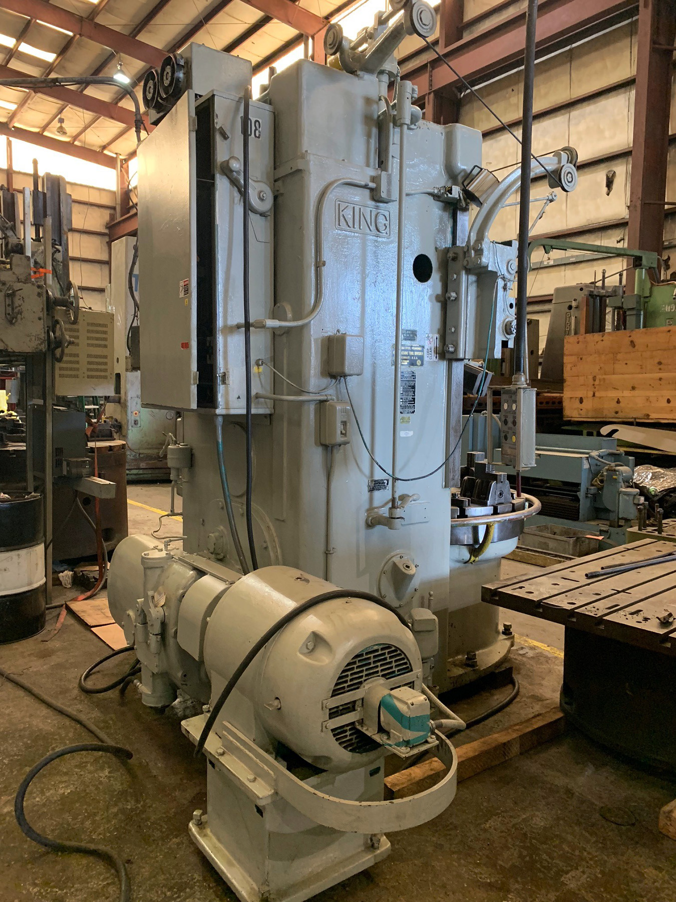 USED, 42″ KING VERTICAL TURRET LATHE | Harris Machine Tools