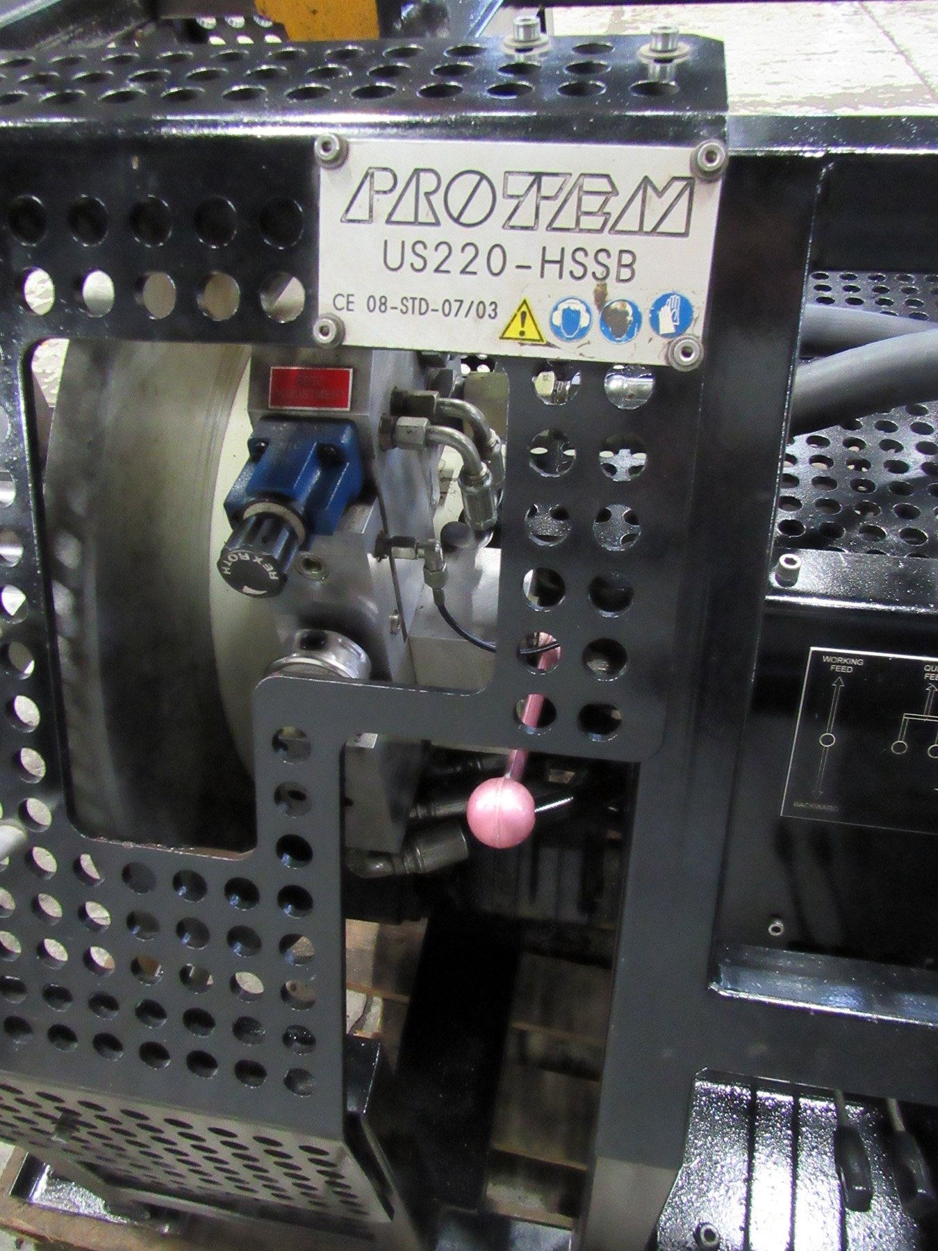 USED, 12″ – 22″ PROTEM MODEL US-220-HSB PIPE BEVELING, FACING AND ...