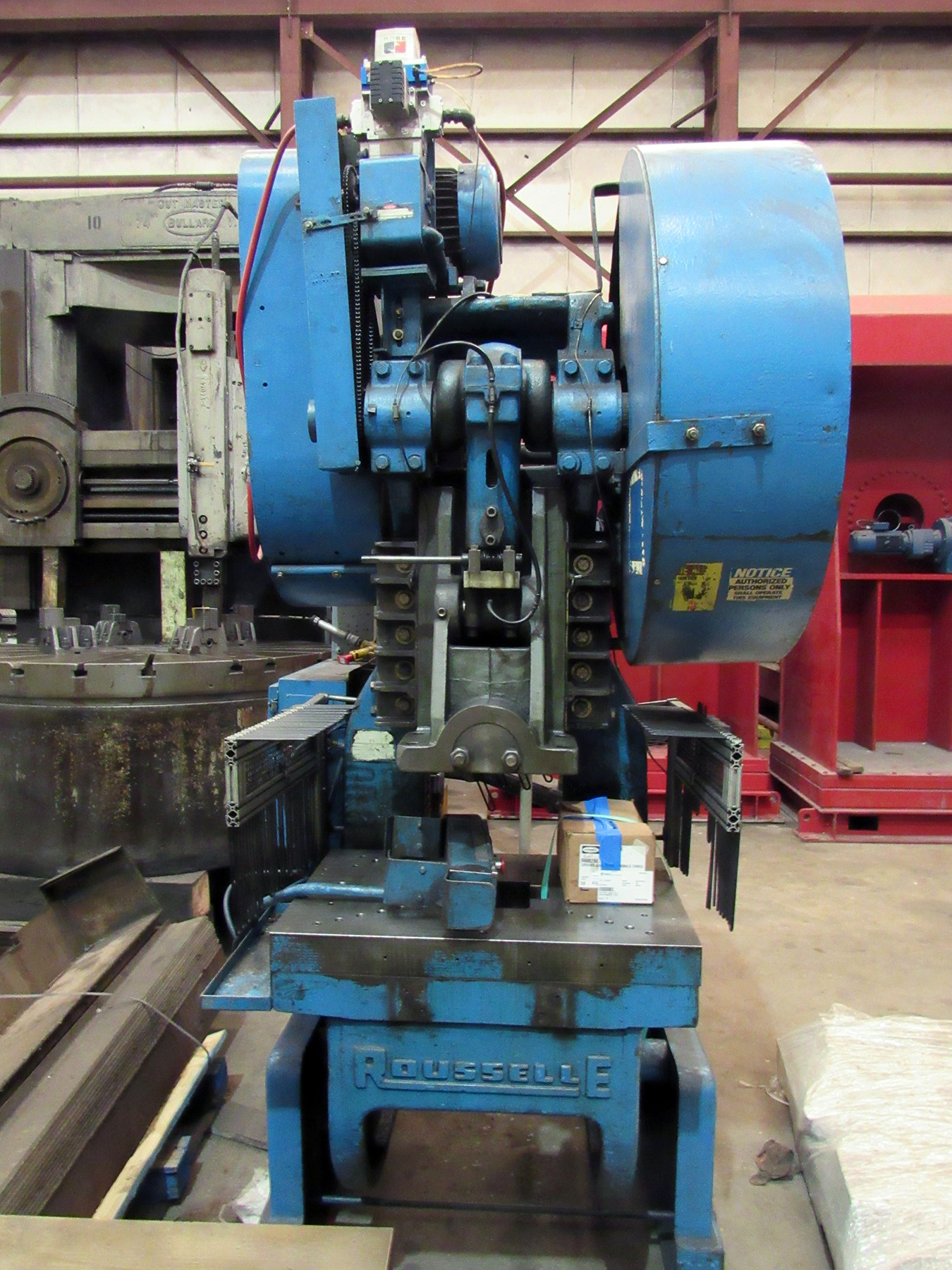 USED, 80 TON ROUSSELLE NO. 8 O.B.I. PUNCH PRESS | Harris Machine Tools