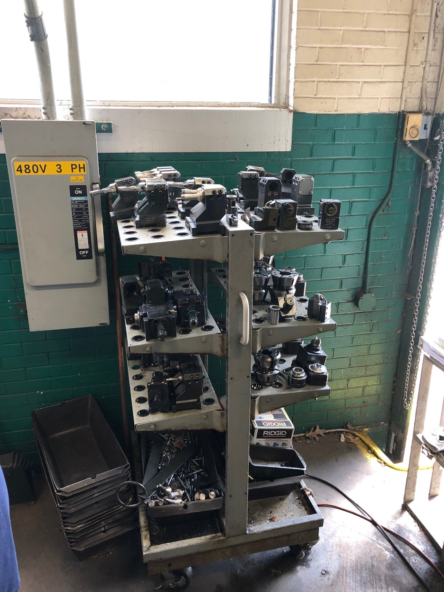 Traub TNX 65/42 CNC Lathe (2006) Live Tool Heads for Z&X axis (static ...