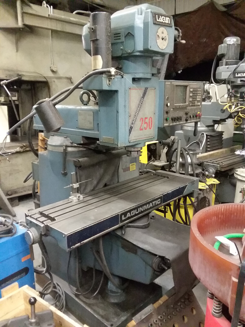 (1) PREOWNED LAGUN CNC MILL, MODEL LAGUNMATIC 250, S/N 36102 | Smith ...