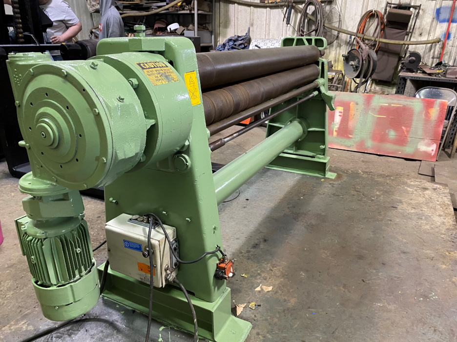 PREOWNED ROUNDO AB 72″ PLATE ROLL, MODEL #: 1P 140/6, S/N: 2141, YEAR ...
