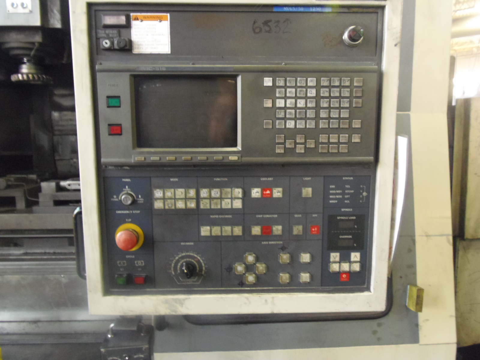 MORI SEIKI MV-65, PALLET CHANGER, MSC-516 CONTROL (FANUC 16M), 60 X 25 ...