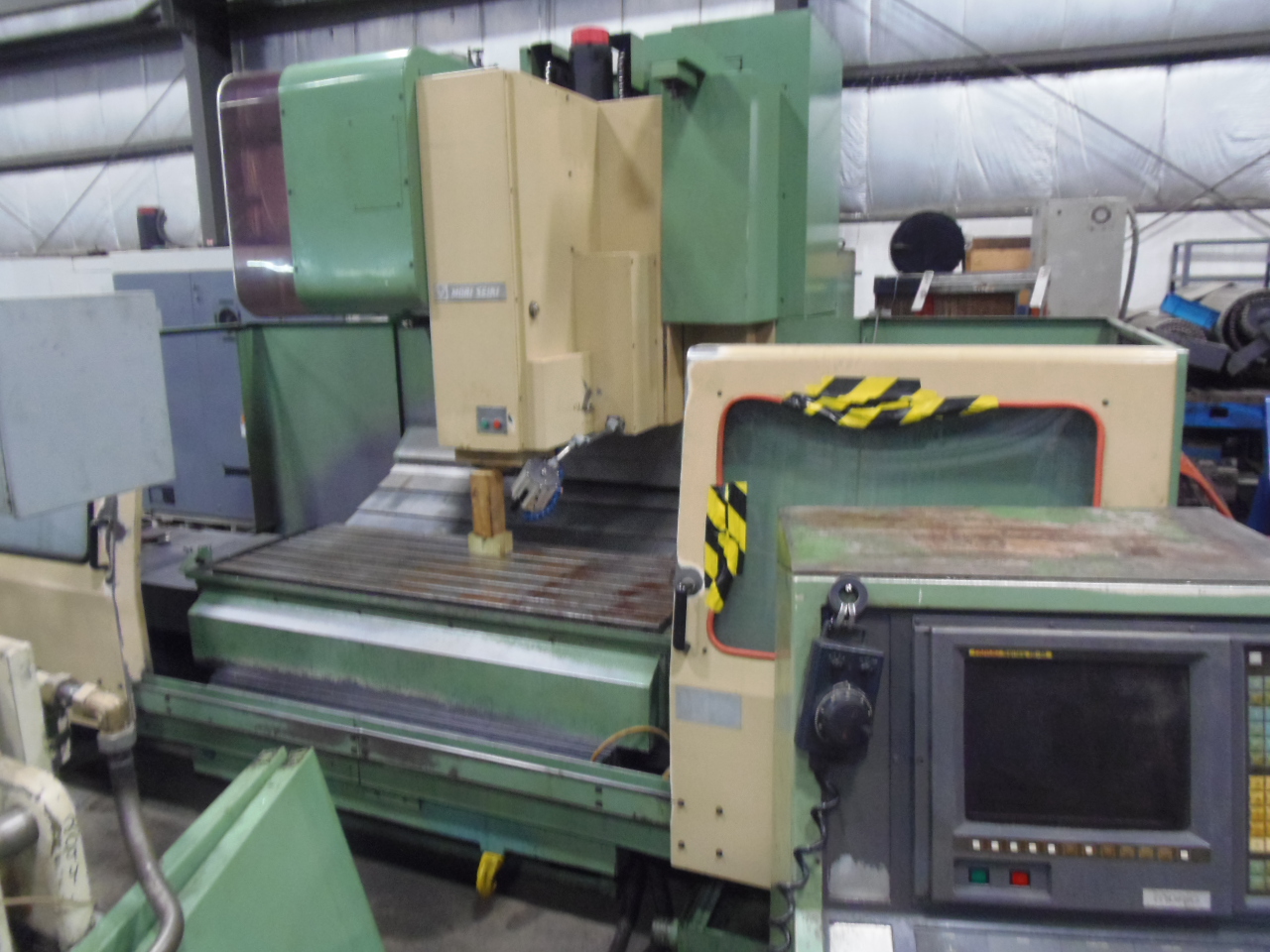MORI SEIKI MV-65, VERTICAL MACHINING CENTER, 25.5″ x 67″ TABLE, 30 ATC ...
