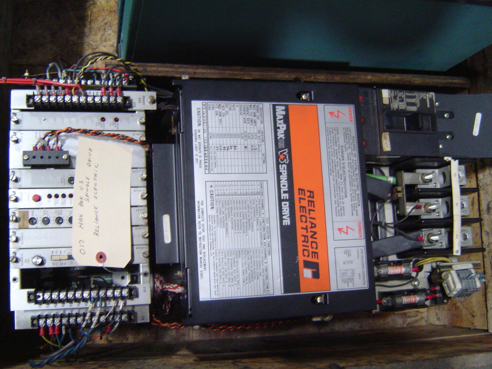 RELIANCE ELECTRIC MAXPAK VARIABLE SPEED SPINDLE DRIVE | Wisconsin ...