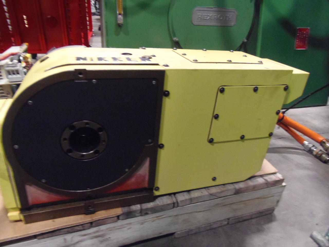 NIKKEN ROTARY TABLE, MODEL CNC-250-LF, TAILSTOCK, 4TH AXIS DRIVE, 8″ 3 ...