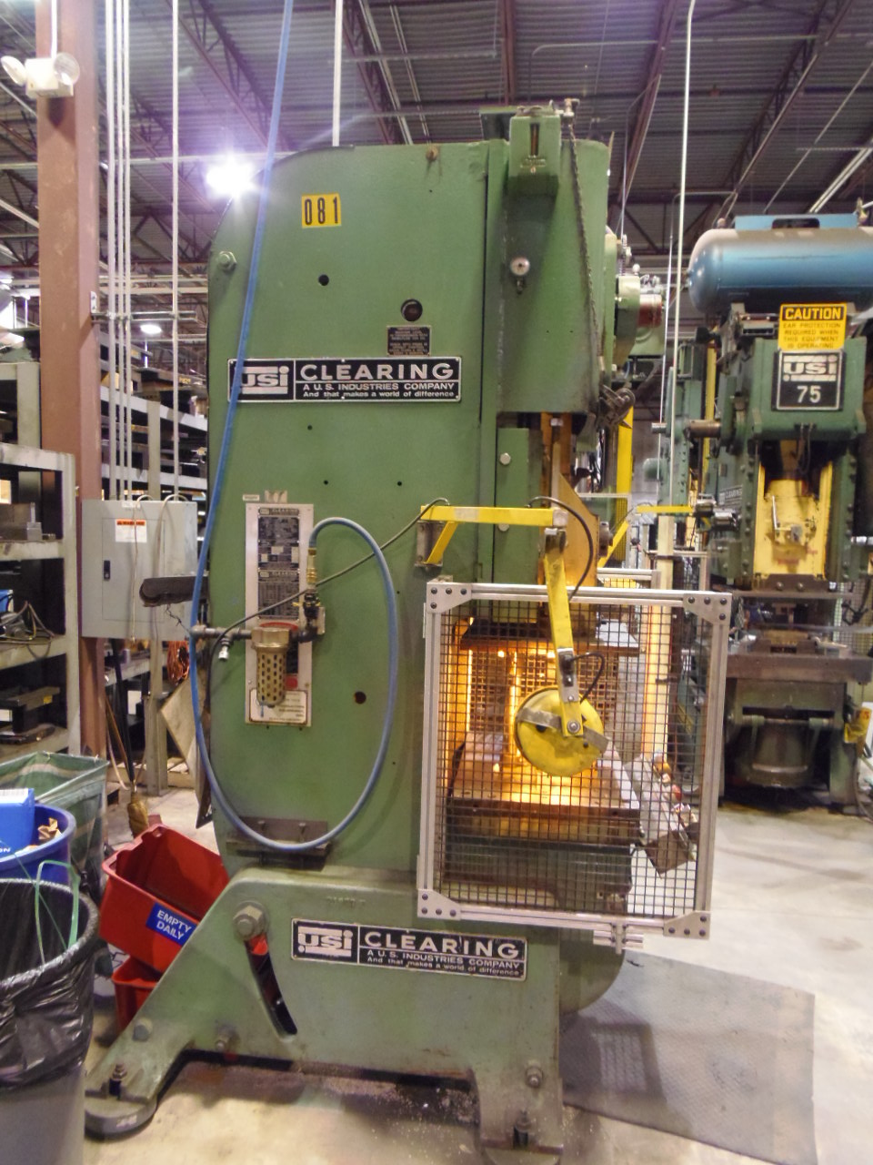 60 TON – USI CLEARING (TORC-PAC), O.B.I. PRESS, 4″ STROKE, 60 SPM, 3 ...