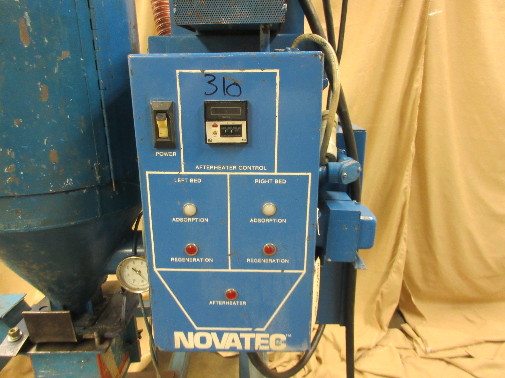 Novatec MD-25 Drying Hopper With Drawer Magnet | Zag Equipment Sales