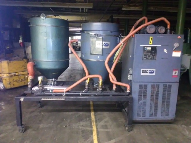AEC Used WD-150 Material Dryer, Dual Hopper System, Desiccant, 460V ...