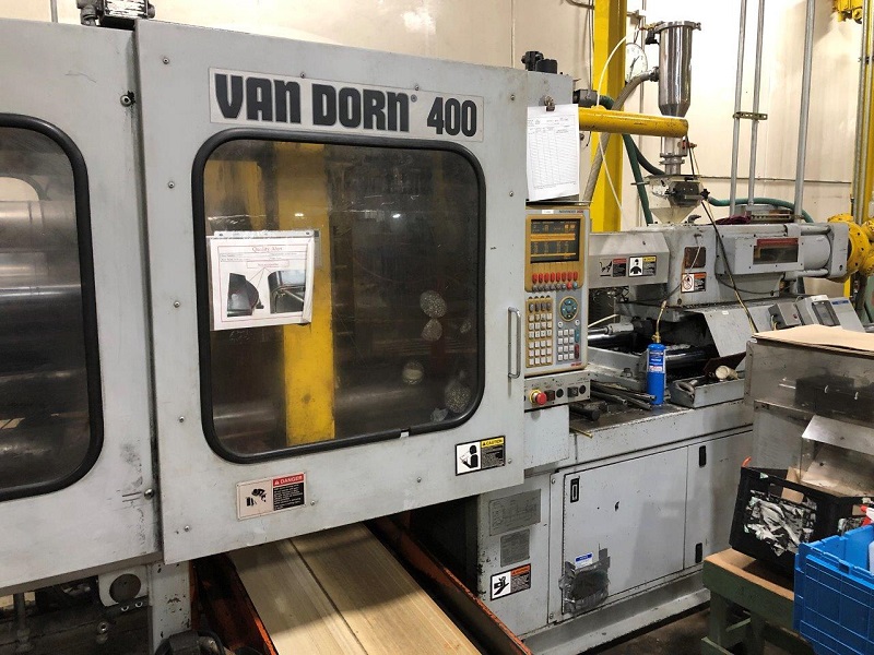 Van Dorn Used 400 HP 20 Injection Molding Machine, 400 US ton, Yr. 1997 ...