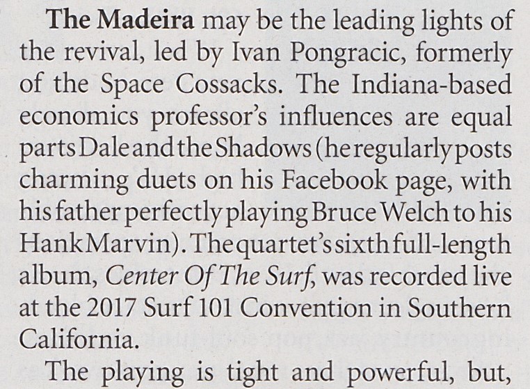 The Madeira | Press | The Madeira in Vintage Guitar Magazine May 2019