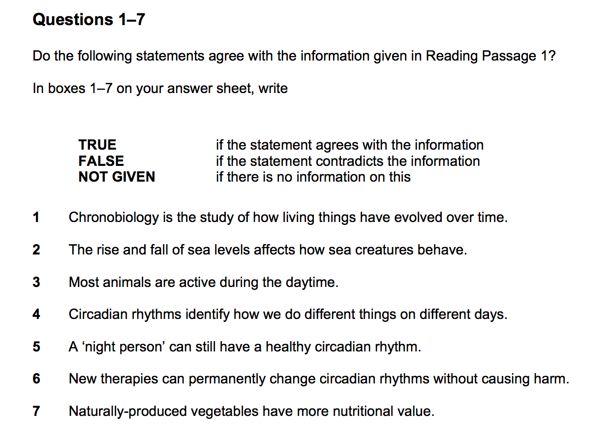 How To Answer True False Not Given Questions In IELTS Reading