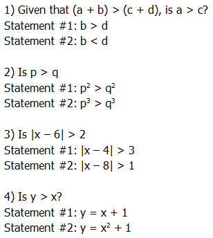 GMAT Quant: Arithmetic with Inequalities