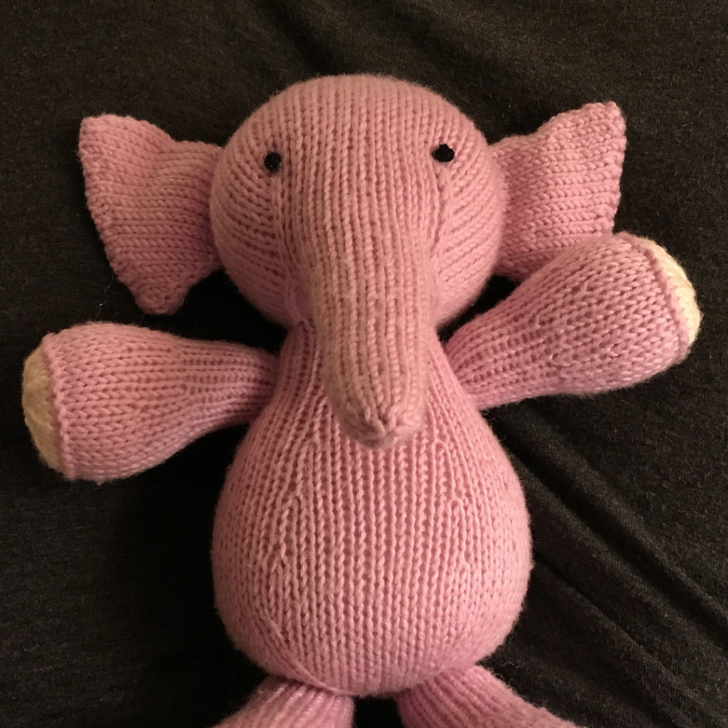 Knitted Elephant Gift | Maker Mary
