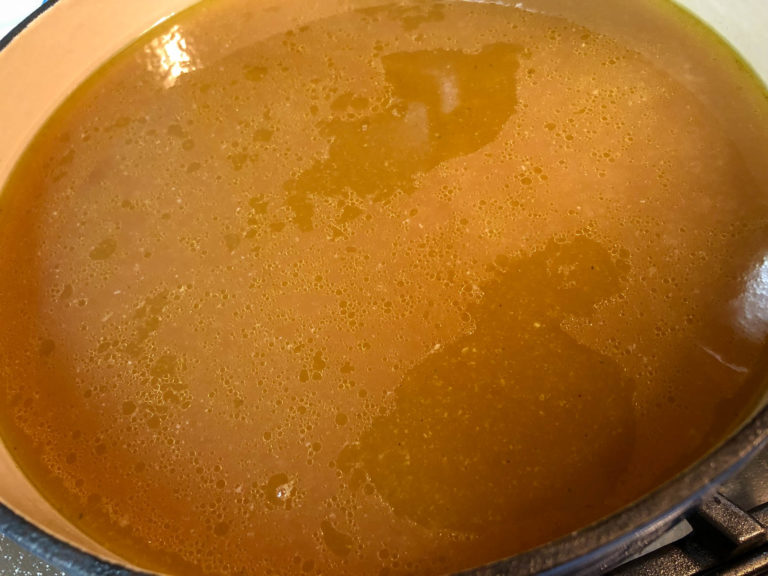 Reduced Chicken Stock | Maker Mary