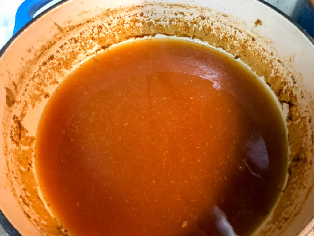 Reduced Chicken Stock | Maker Mary