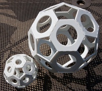 Truncated icosahedron 3D models for 3D printing | makexyz.com