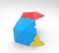 Pvc pipe geodesic dome connectors 3D models for 3D printing | makexyz.com