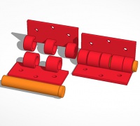 Printable hinge 3D models for 3D printing | makexyz.com