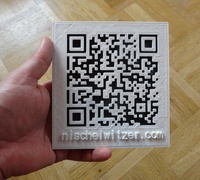 Qr code generator 3D models for 3D printing | makexyz.com