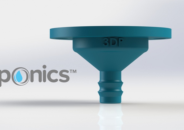 Drip Nozzle (3/8 inch, 4 holes) - 3Dponics Drip Hydroponics System ...