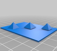 Pyramids 3D models for 3D printing | makexyz.com