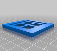 Window frame 3D models for 3D printing | makexyz.com