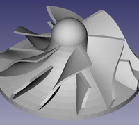 Centrifugal impeller 3D models for 3D printing | makexyz.com