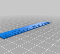 Openscad makerbot font module 3D models for 3D printing | makexyz.com