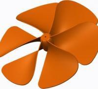 Fan blade 3D models for 3D printing | makexyz.com