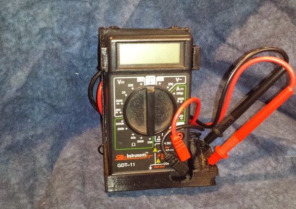 Multimeter stand w/ storage | makexyz.com