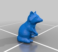 Raccoon 3D models for 3D printing | makexyz.com